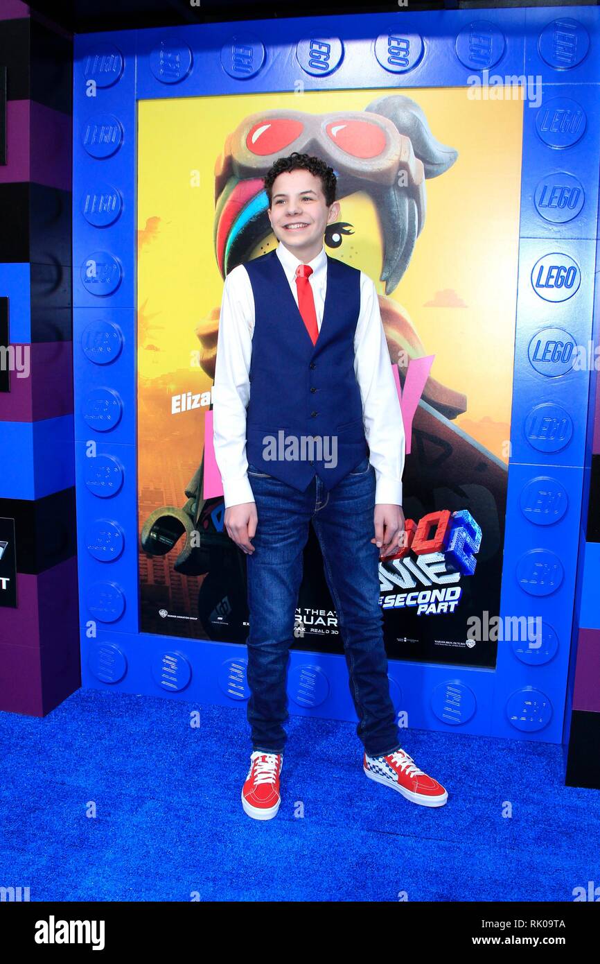 Los Angeles, CA, USA. 2nd Feb, 2019. Jadon Sand at arrivals for THE ...