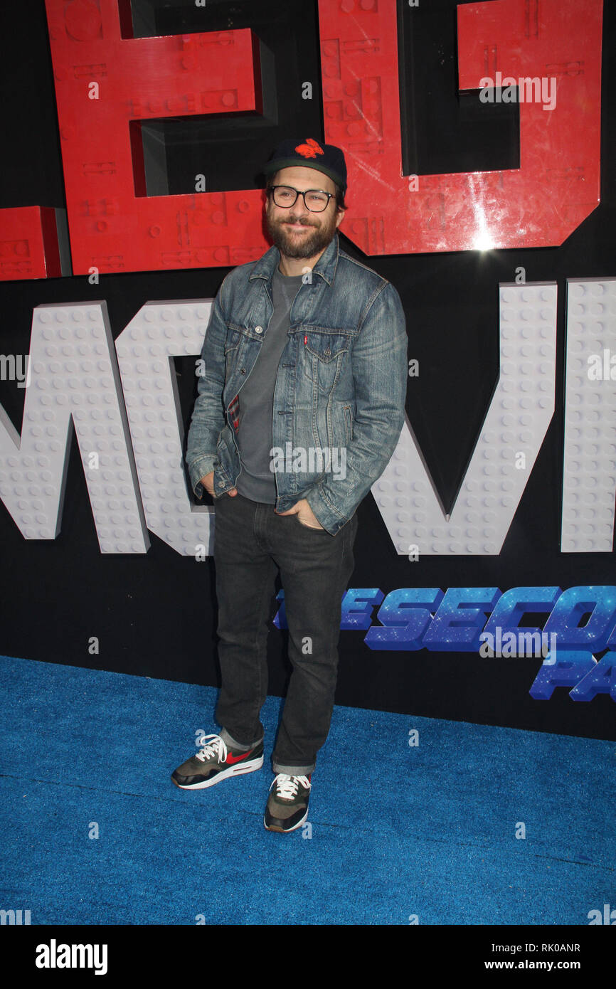 Charlie Day 02/02/2019 The World Premiere of "The Lego Movie 2: The ...