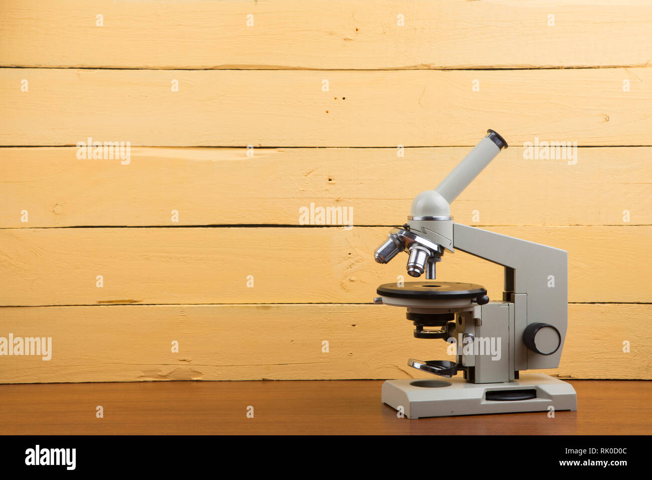 Wooden microscope hi-res stock photography and images - Alamy