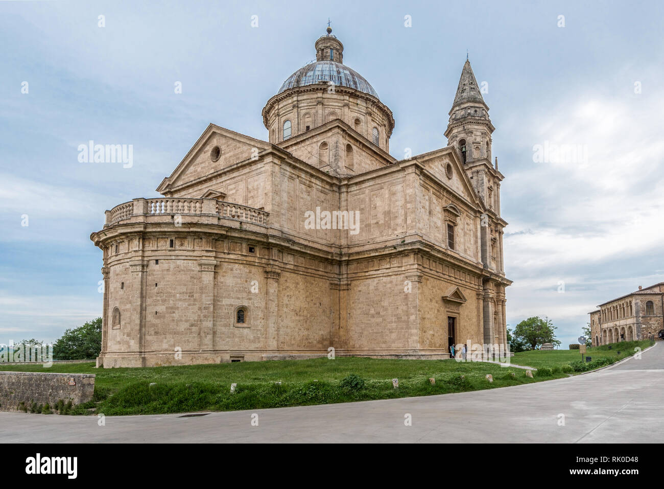 The church of San Biagio in Montepulciano Stock Photo - Alamy