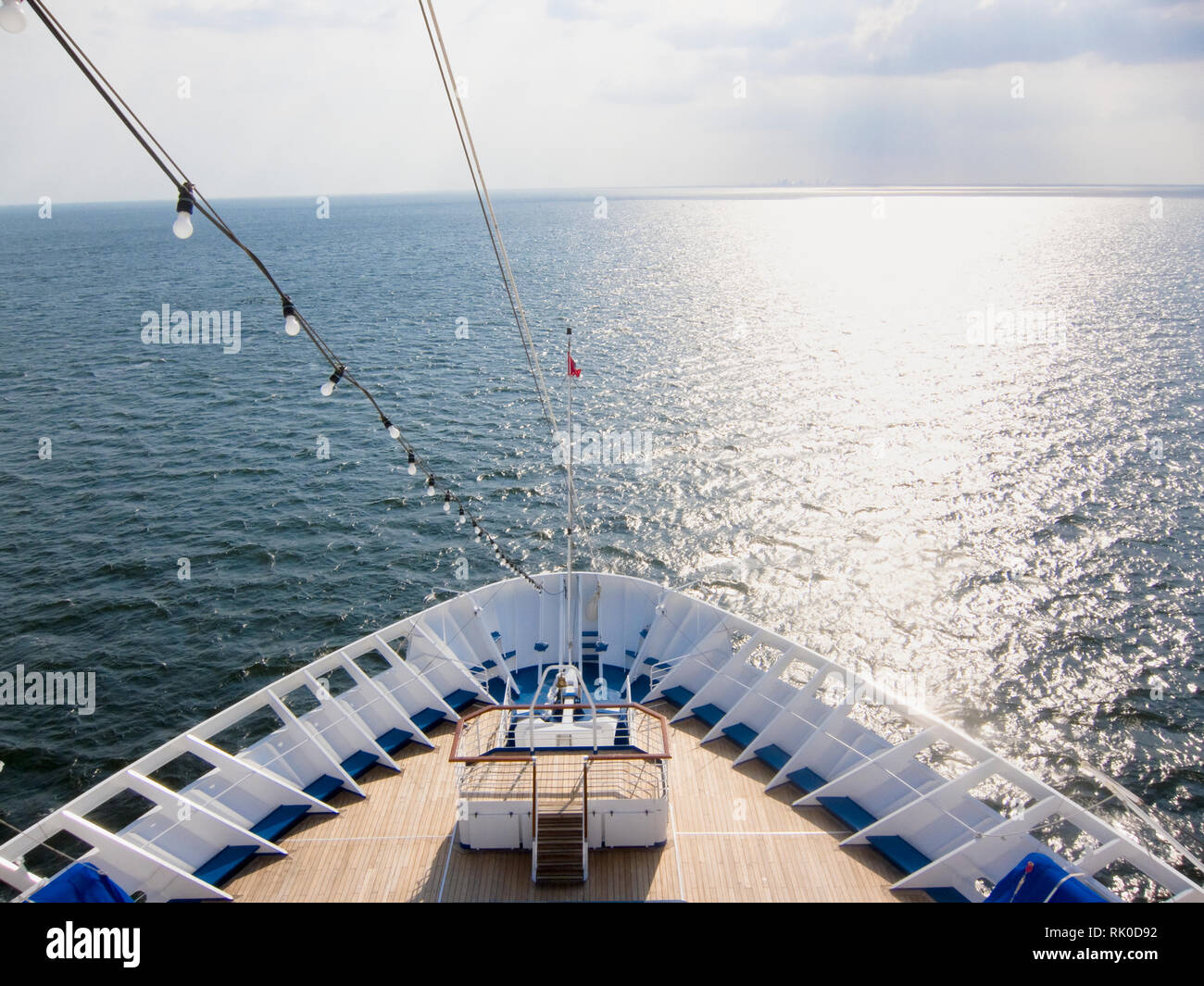 Bow of a Cruise Ship Stock Photo - Alamy