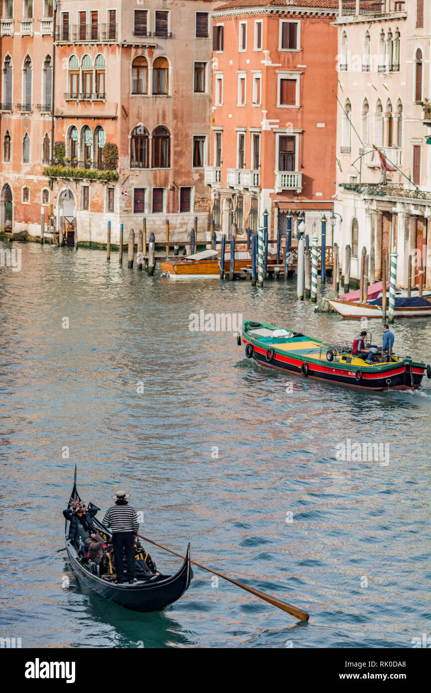 Venice, Italy, view from Rialto Bridge Stock Photo - Alamy