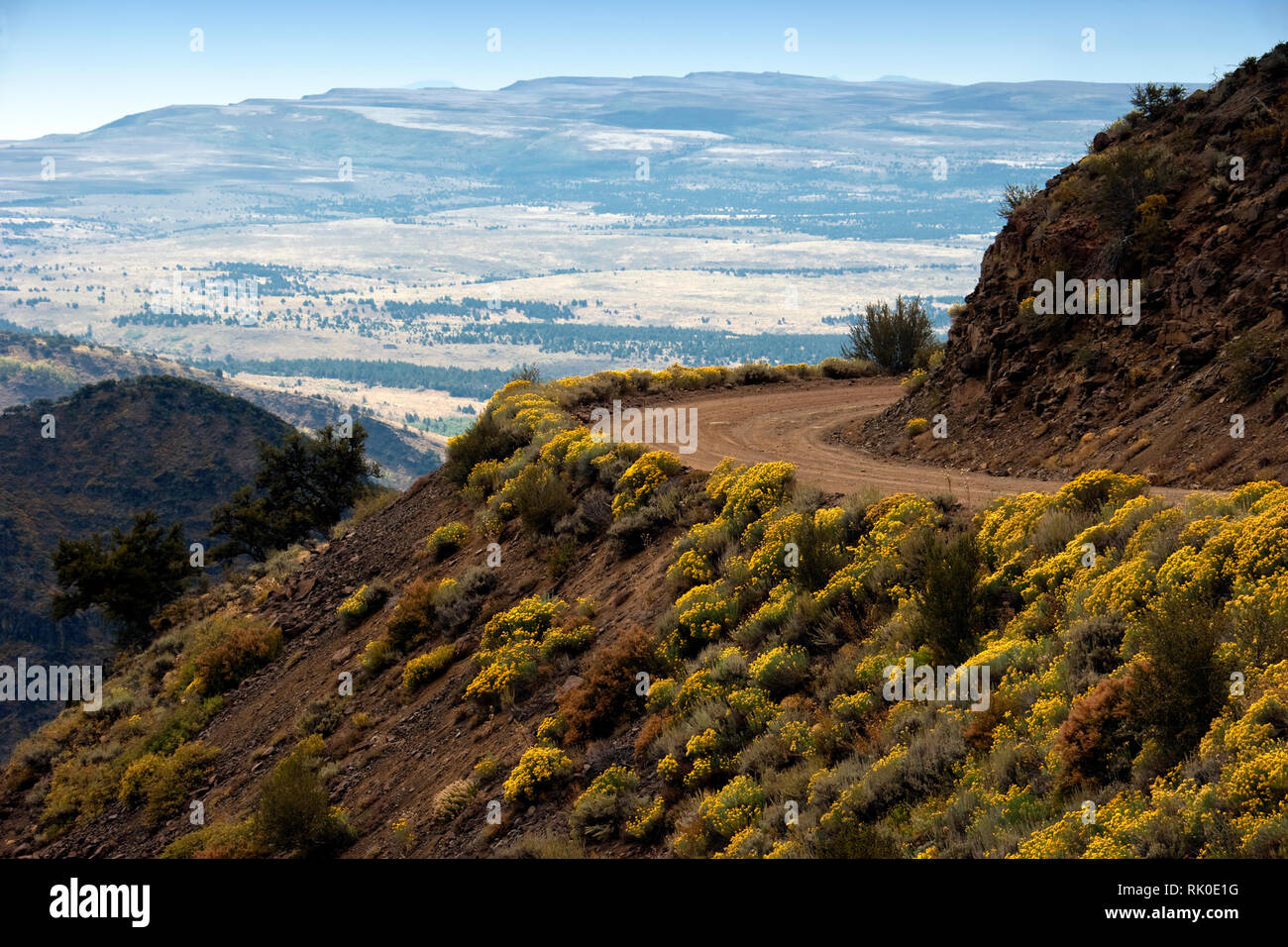 Rugged Mountain Road Stock Photo - Alamy