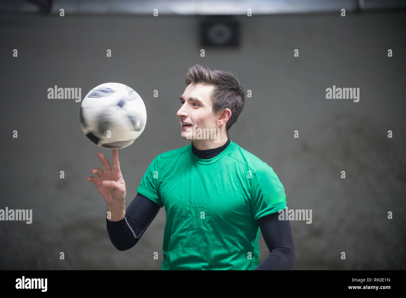 Football spinning hi-res stock photography and images - Alamy