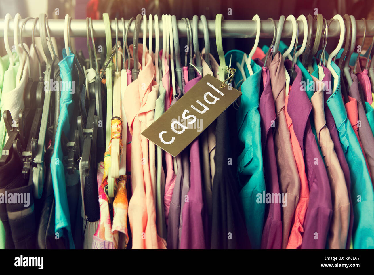 Price tag close up clothes hi-res stock photography and images - Alamy