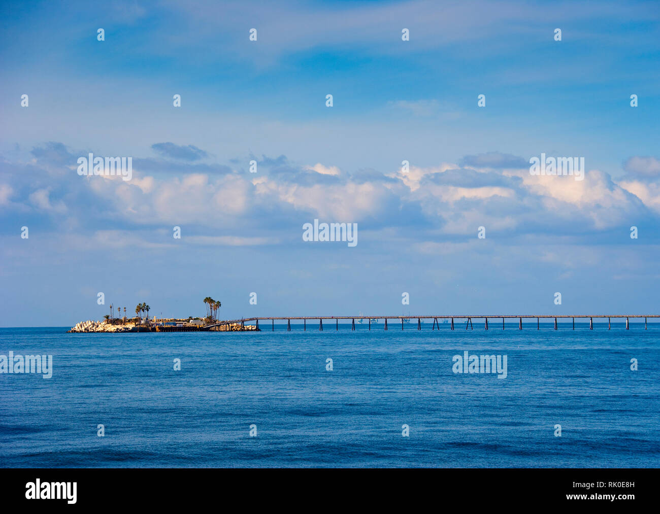 Bridge to Island Stock Photo - Alamy