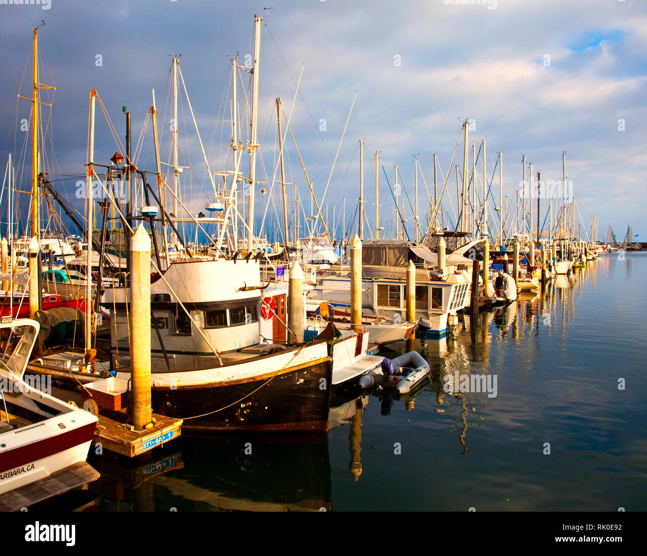 Variety of boats docked hi-res stock photography and images - Alamy