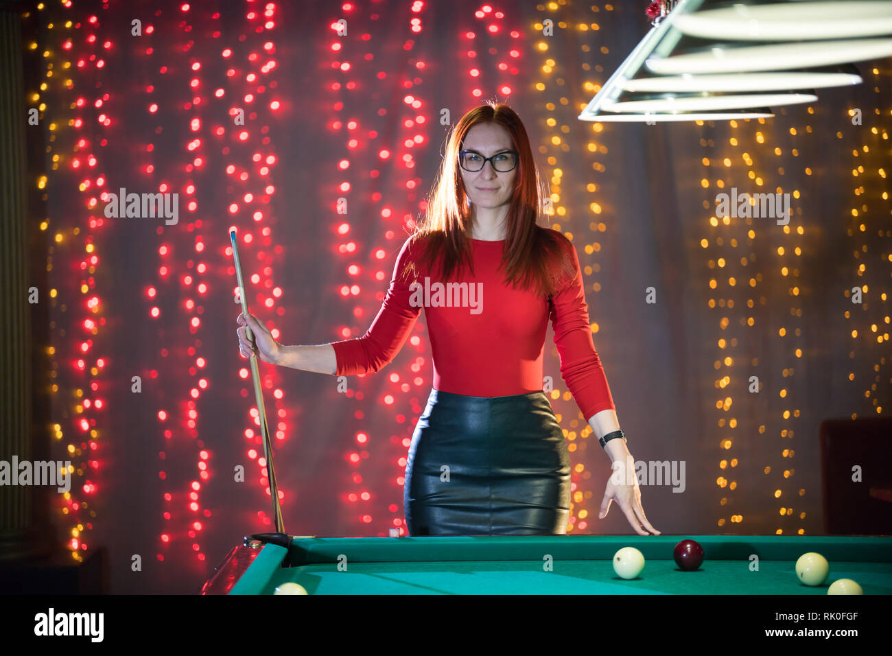 Snooker Player Holding A Cue High Resolution Stock Photography and ...
