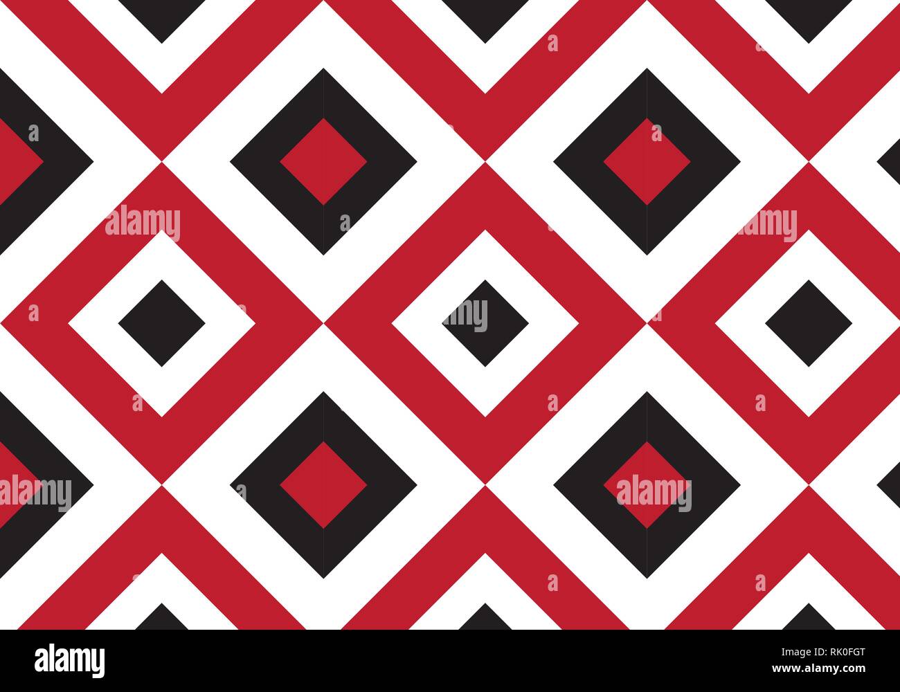 Red, white and black square vector pattern background Stock Vector ...