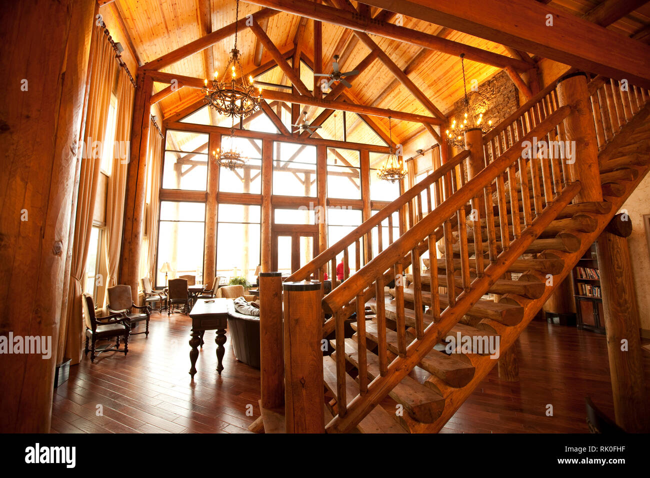 Vaulted ceiling stairs steps staircase hi-res stock photography and ...