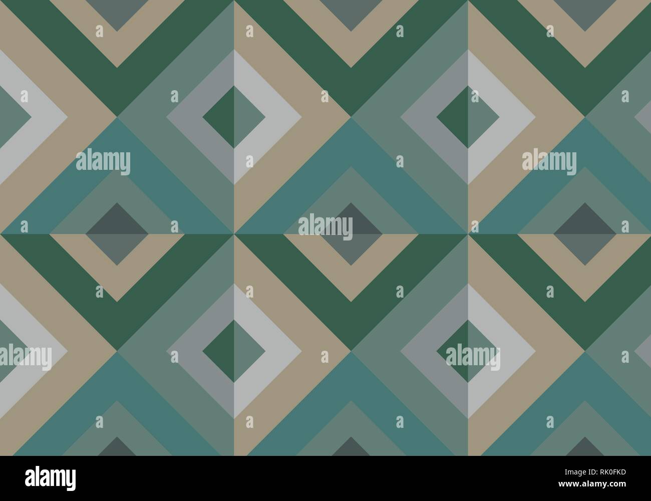 Green and brown square vector pattern background Stock Vector Image ...