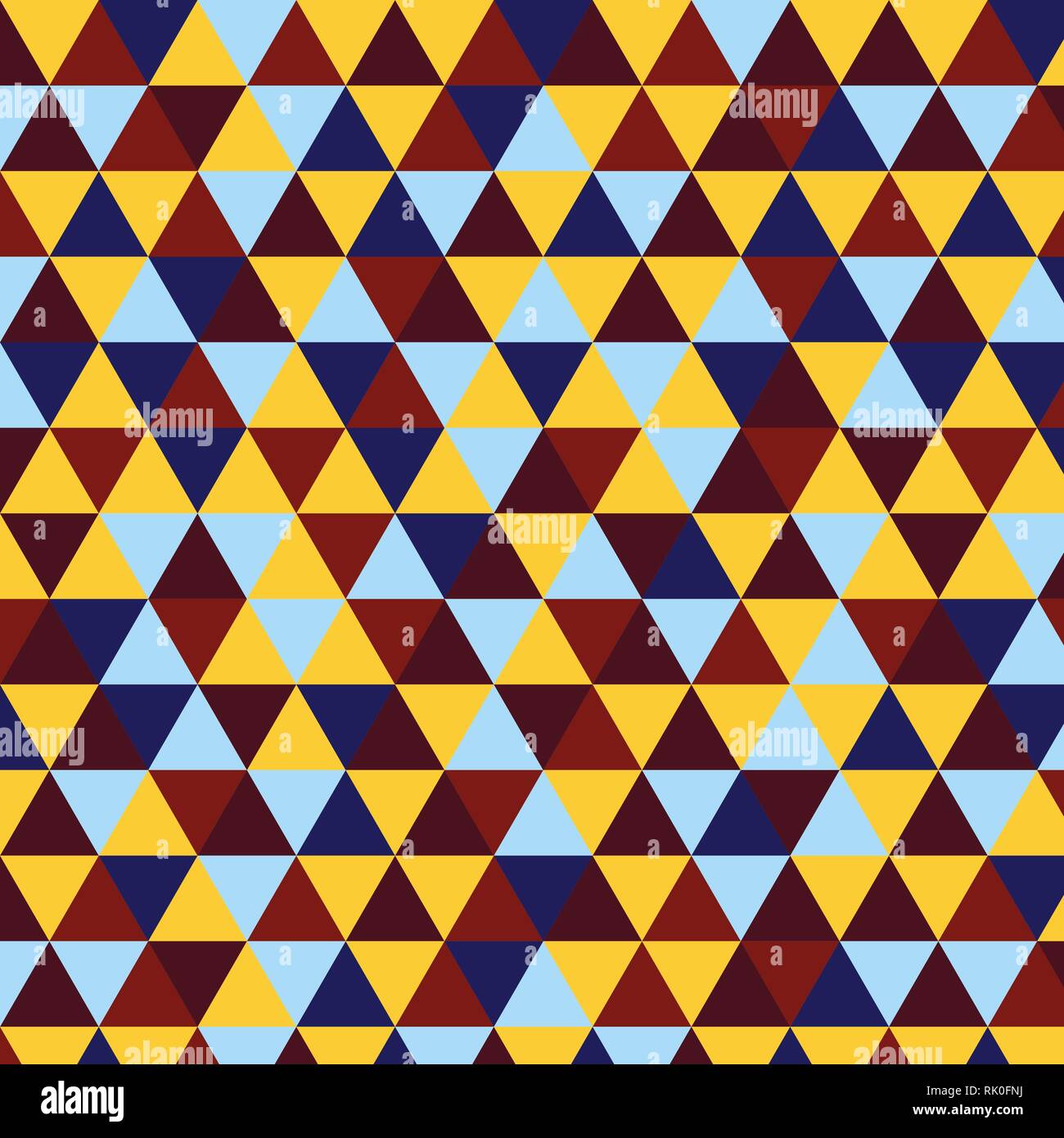 Red, blue and yellow triangle vector pattern Stock Vector Image & Art ...