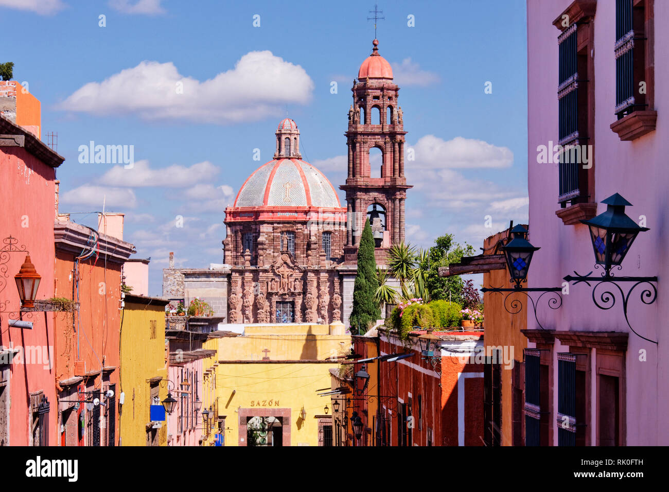 Church in Urban Area Stock Photo - Alamy