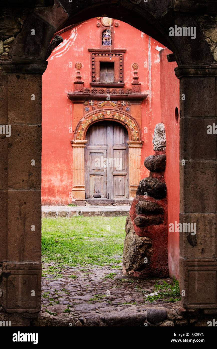 Church Through Archway Stock Photo - Alamy