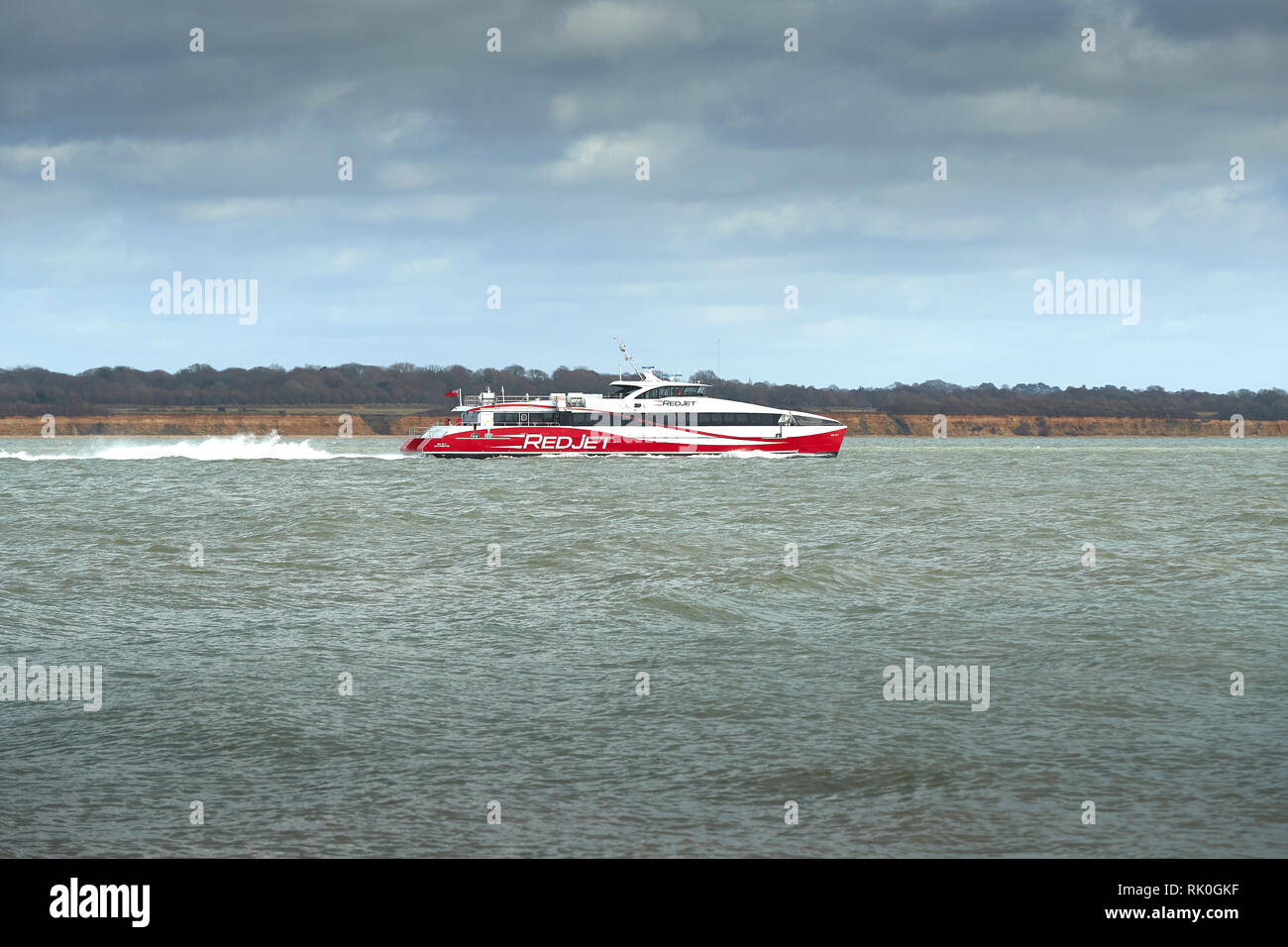Red funnel ferries hi-res stock photography and images - Alamy