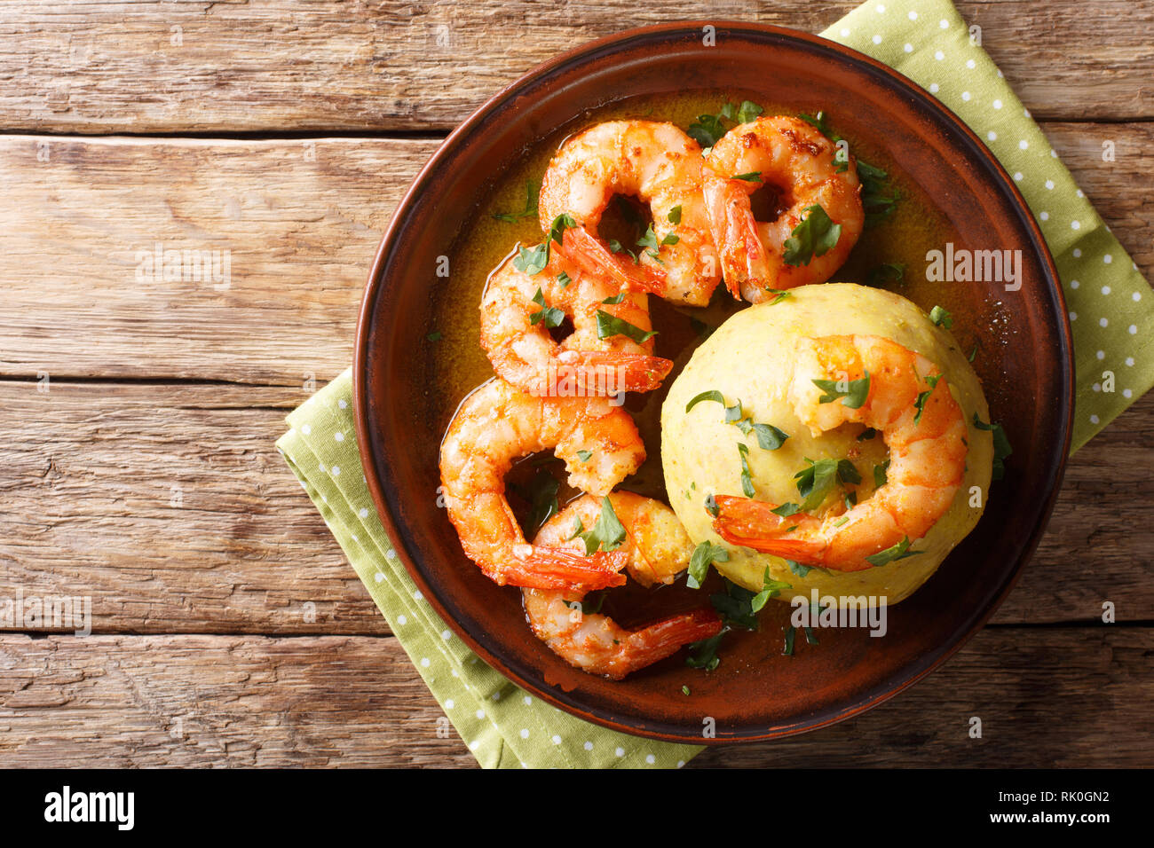 Mofongo Con Camarones
