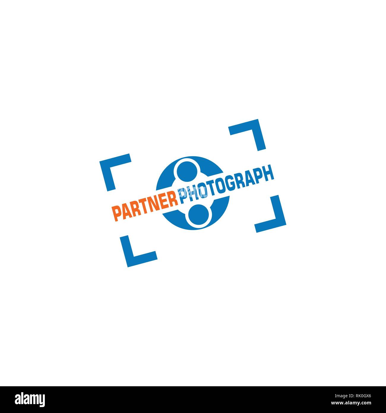 partnership photography logo, photograph graphic logo template Stock ...