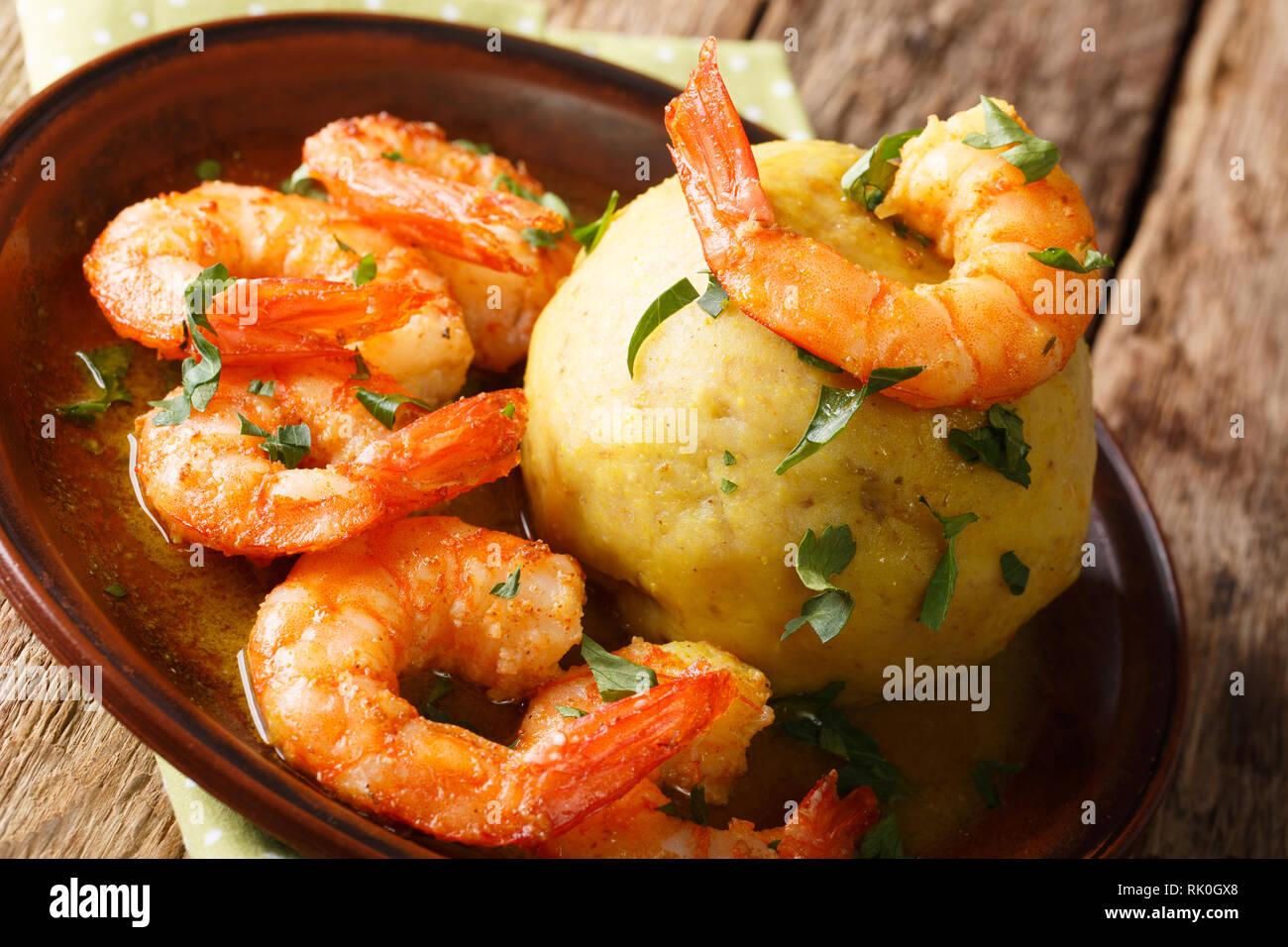 Mofongo Con Camarones
