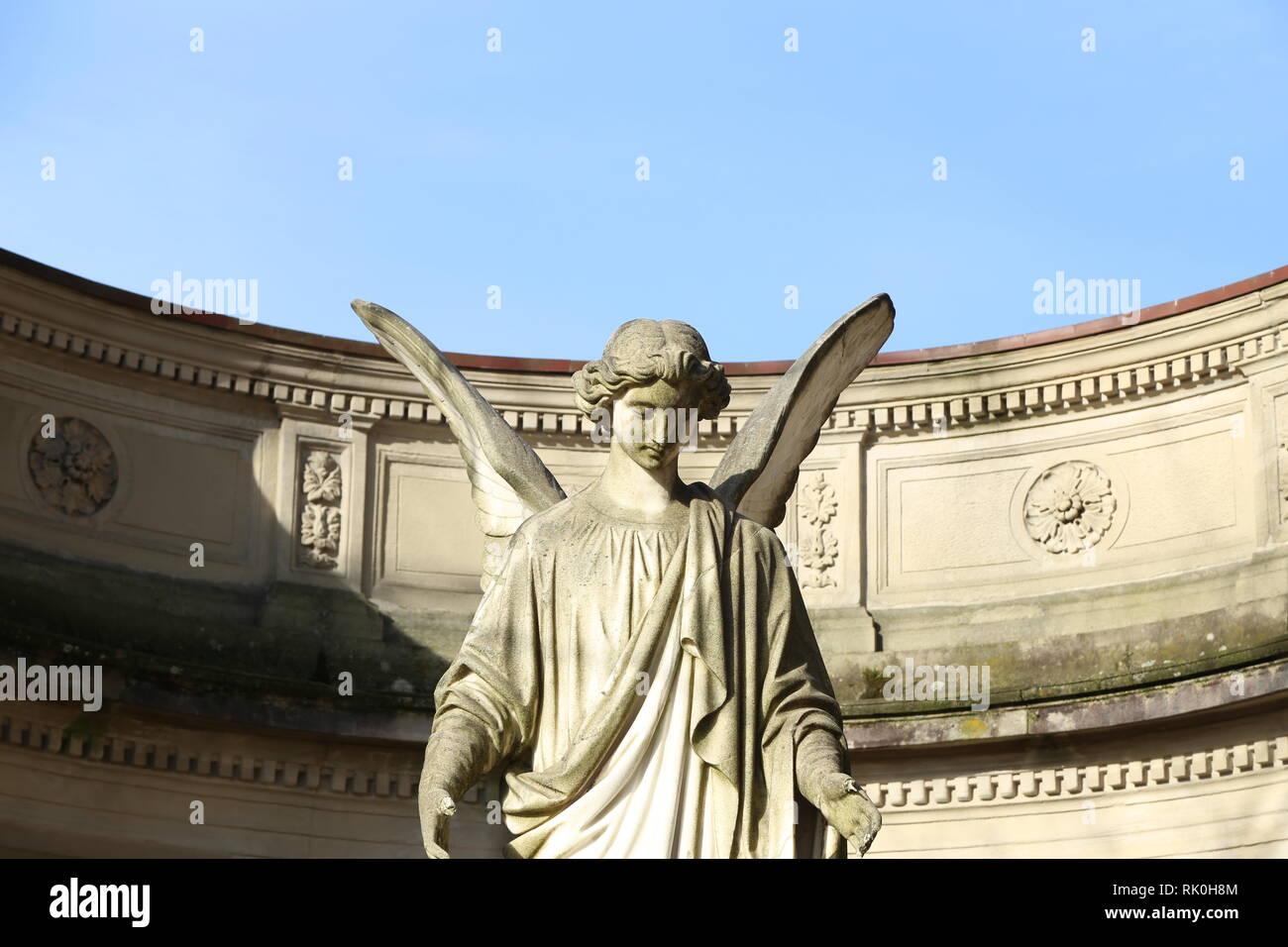 Angel statue / Angel statue in Baden-Baden (Germany Stock Photo - Alamy