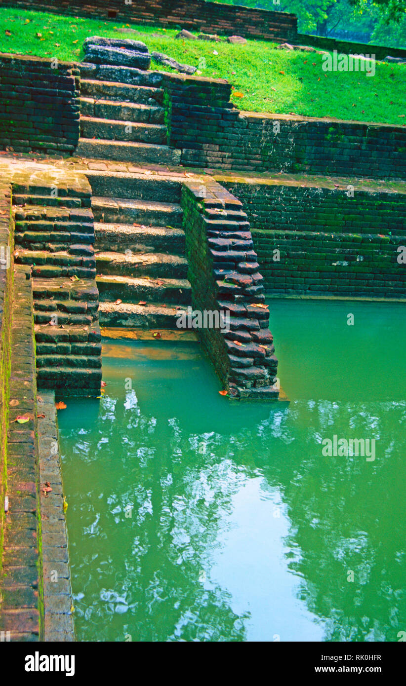 Sri Lanka Sigiriya Royal Bathing Pool Asia Stock Photo - Alamy
