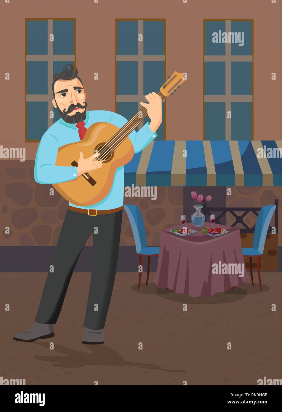 Restaurant performance Stock Vector Images - Alamy