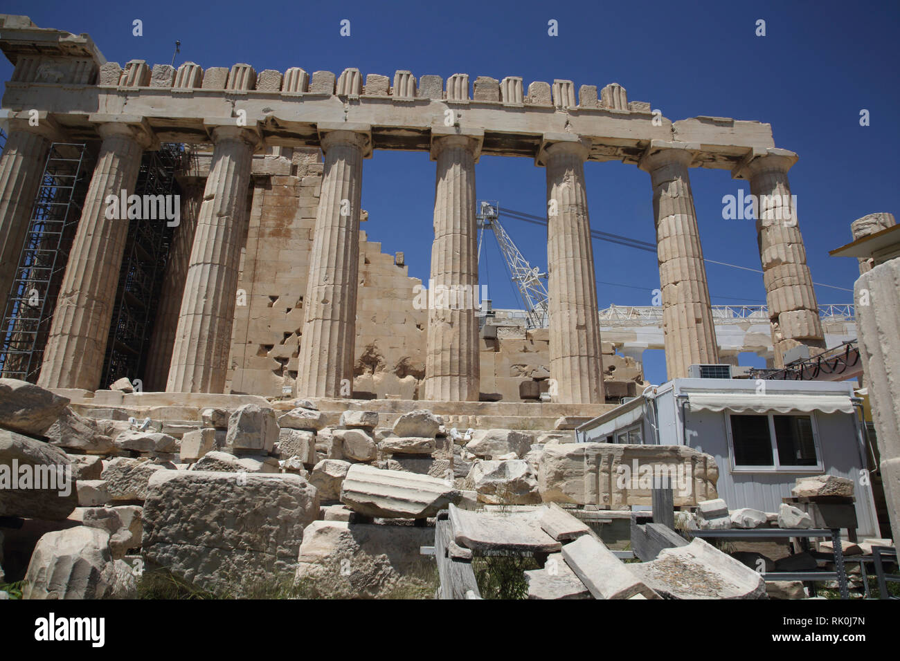 Parthenon restoration hi-res stock photography and images - Alamy