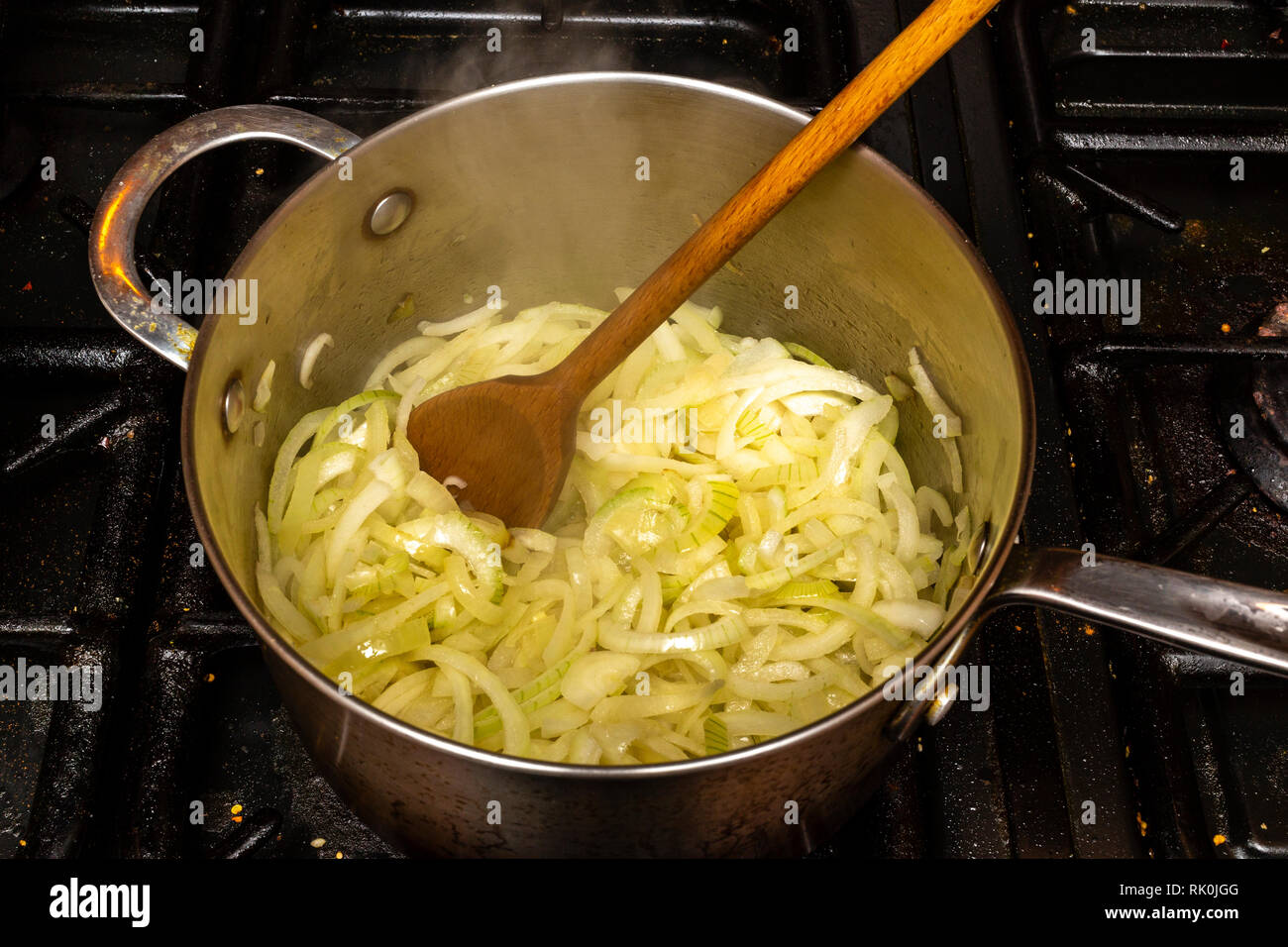 Stirring french onion soup in hi-res stock photography and images - Alamy