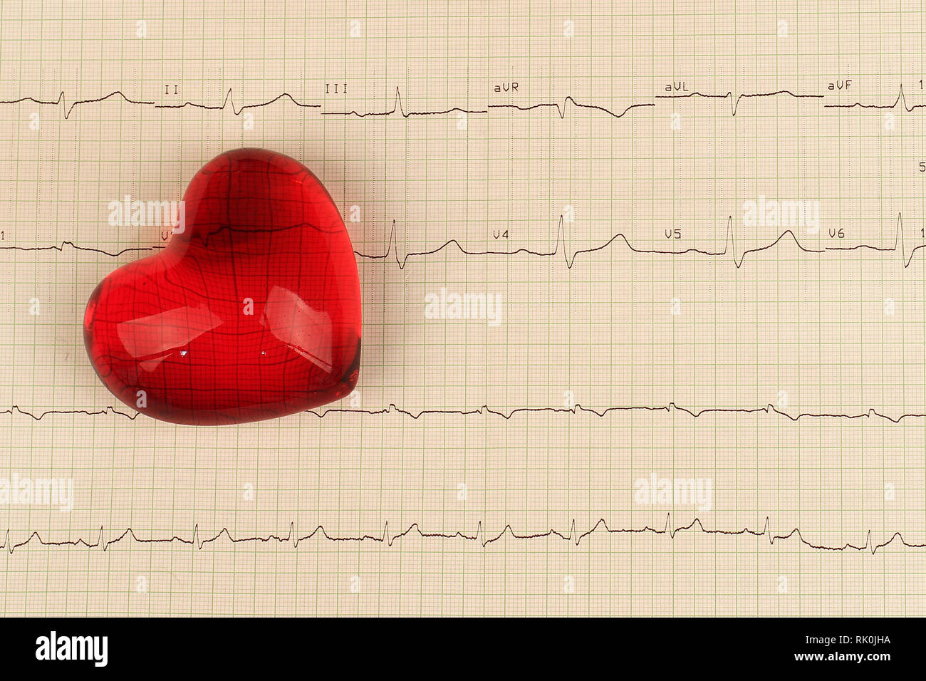 Cardiogram / Health and Medical / ECG heart Stock Photo - Alamy