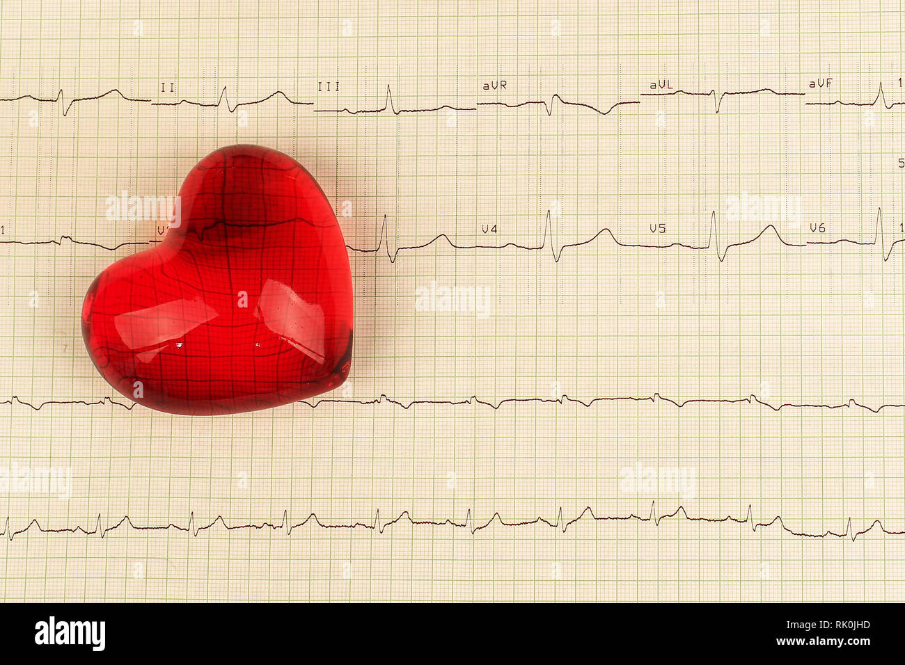 Cardiogram / Health and Medical / ECG heart Stock Photo - Alamy