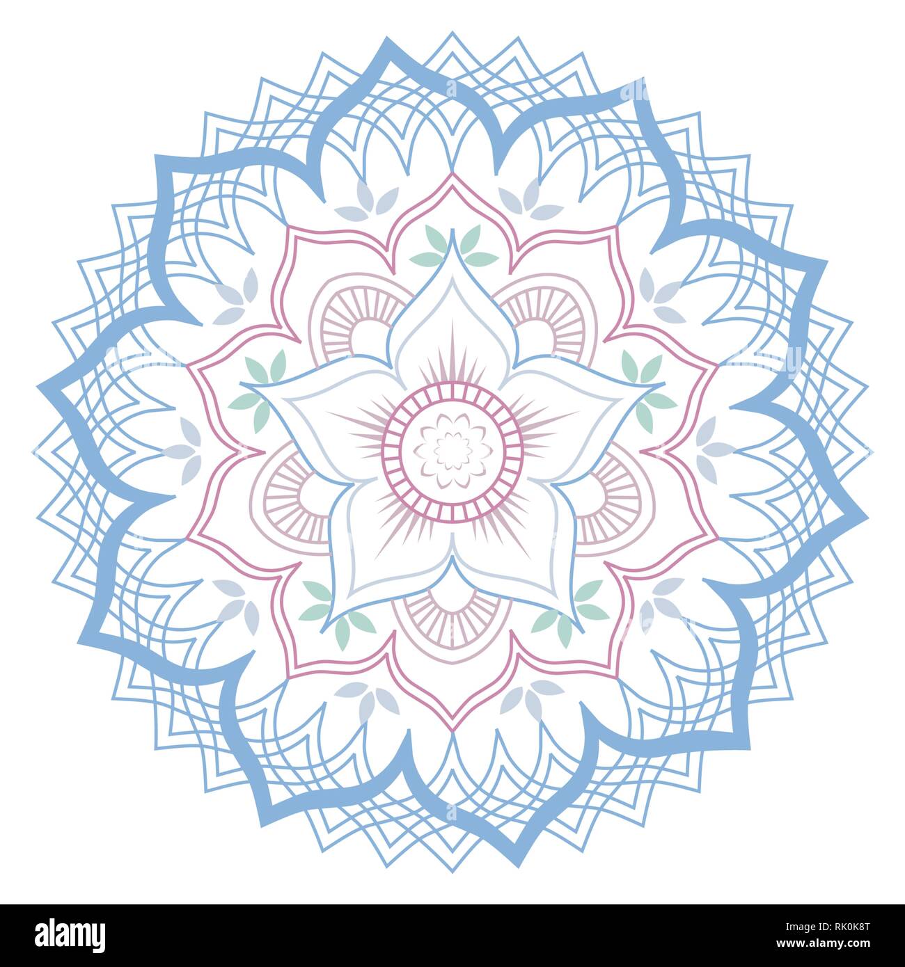 Lotus Mandala Vector