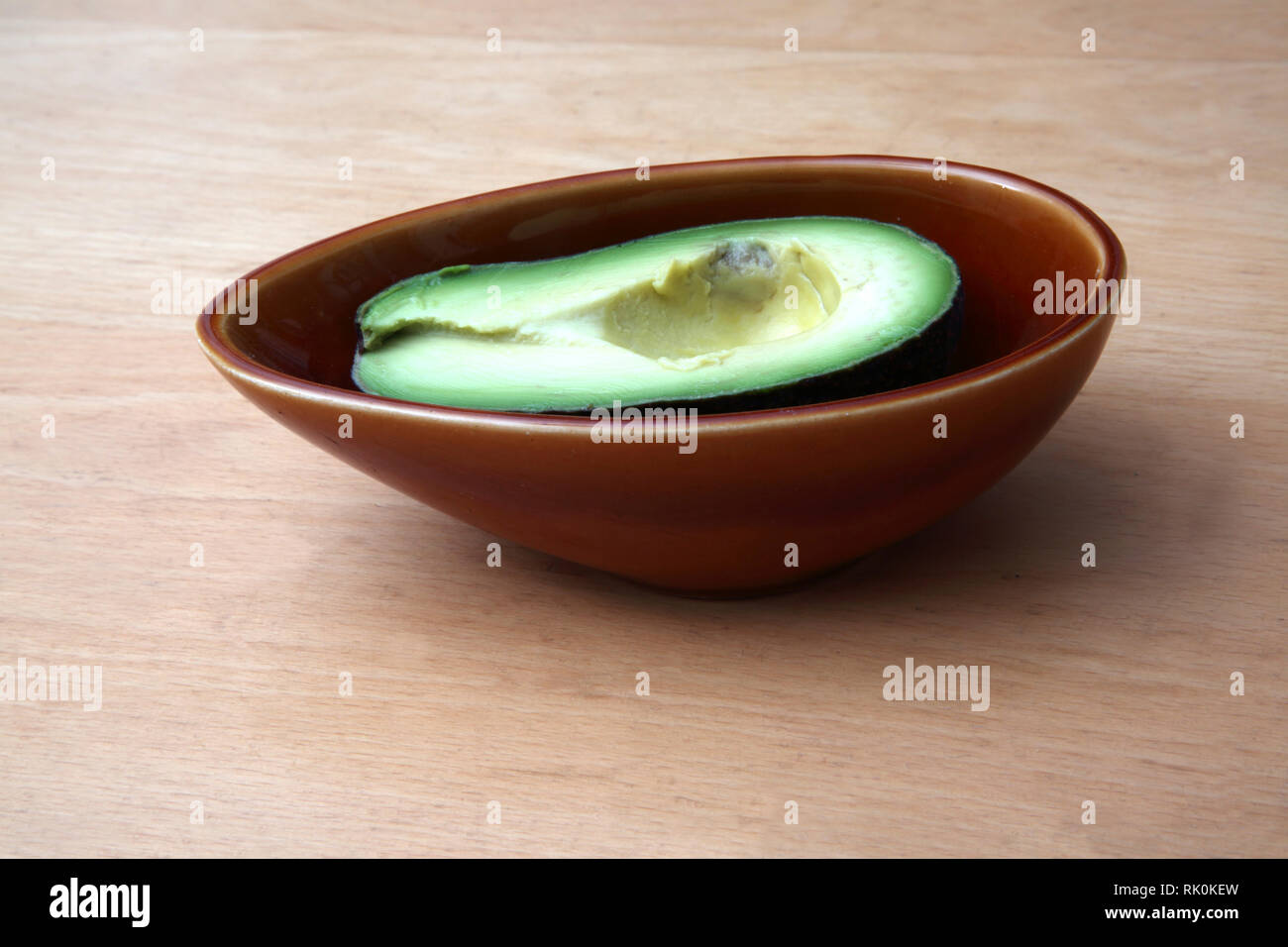Pottery Avocado Dish Stock Photo - Alamy
