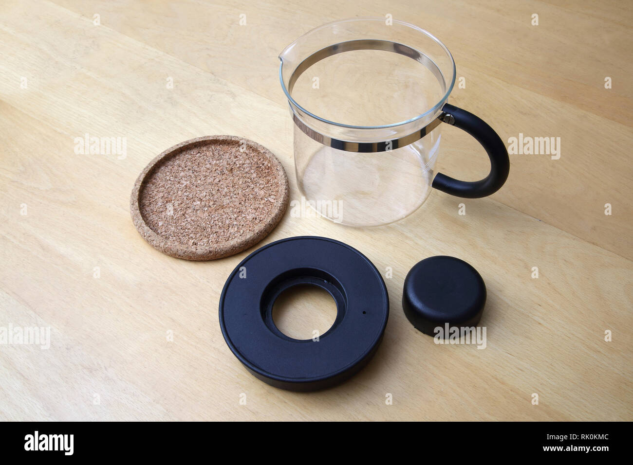 Vintage Bodum Coffee Server and Cork Base Stock Photo - Alamy