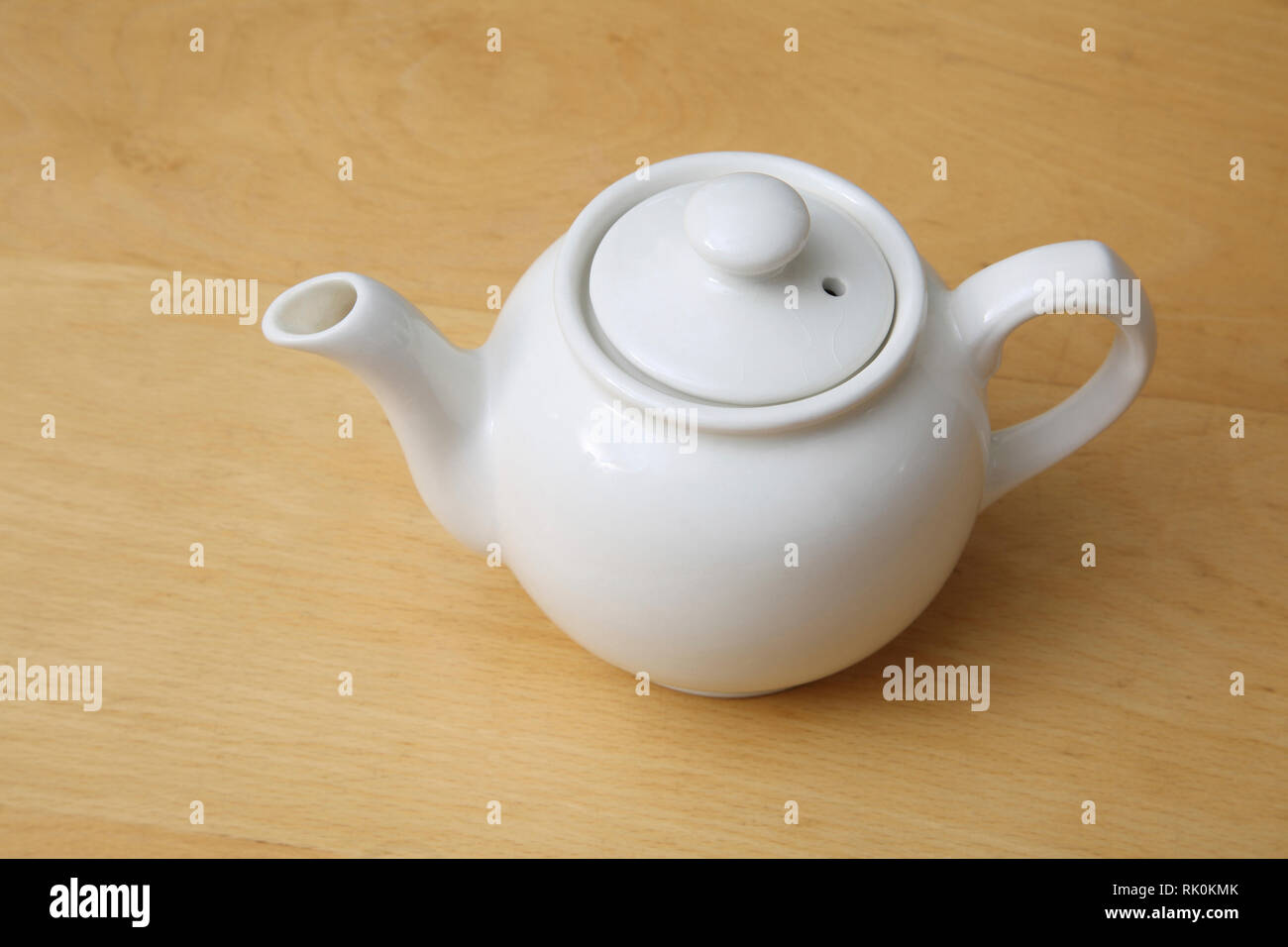 Victorian Earthenware White Two Cup Teapot By James Sadler Stock Photo ...