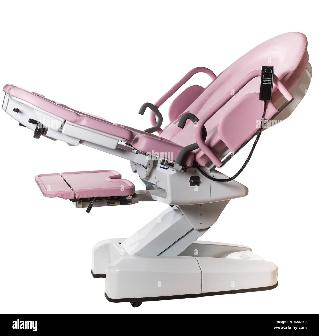 Modern hospital medical equipment - operation bed and diagnostic ...