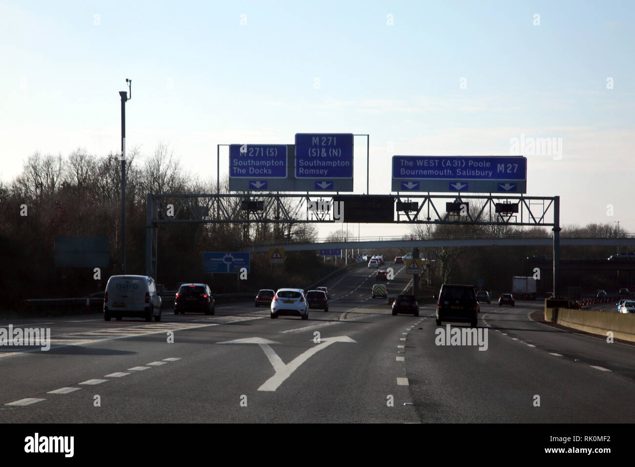 M27 motorway hi-res stock photography and images - Alamy