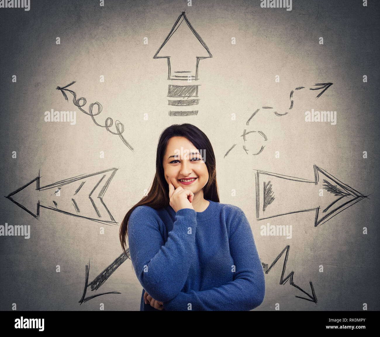 Decision making and arrows hi-res stock photography and images - Alamy