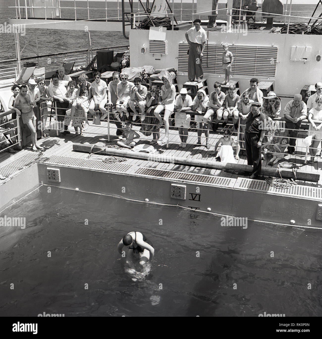 1950s Swimming Pool High Resolution Stock Photography and Images - Alamy