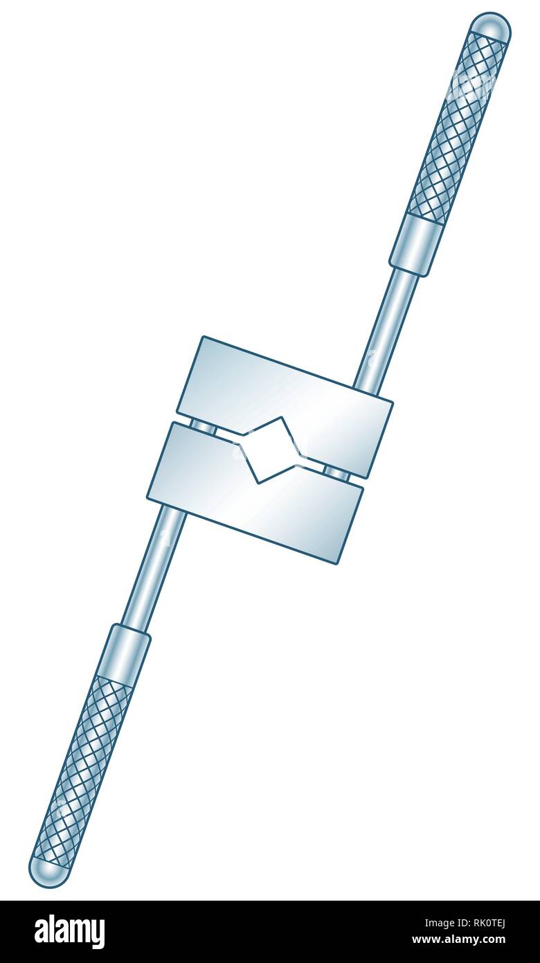 Illustration of the tap holder tool Stock Vector Image & Art - Alamy