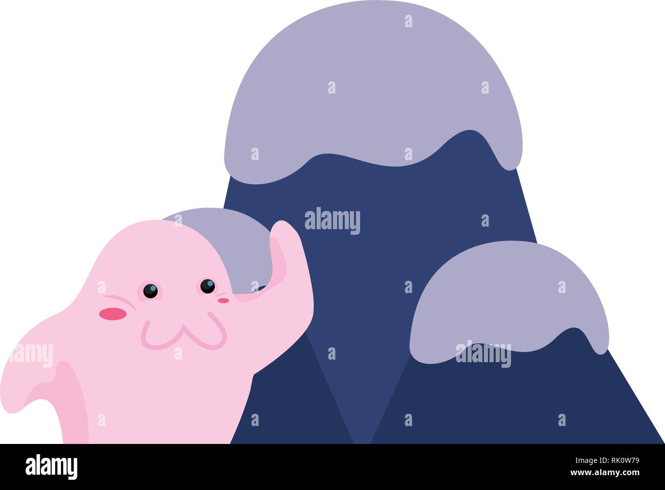 landscape doll level video game mountains vector illustration Stock ...