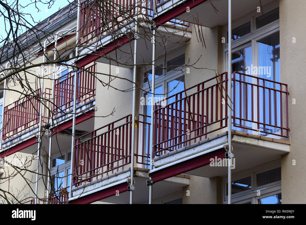 Windows and balconies Stock Photo - Alamy