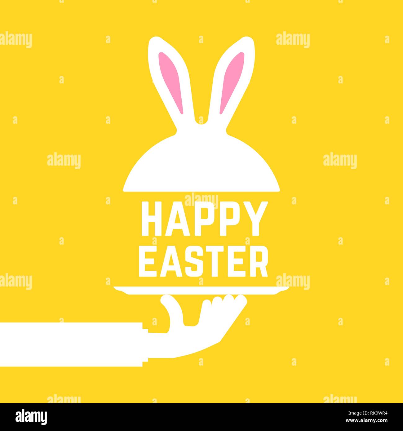 Dinner for bunny Stock Vector Images - Alamy