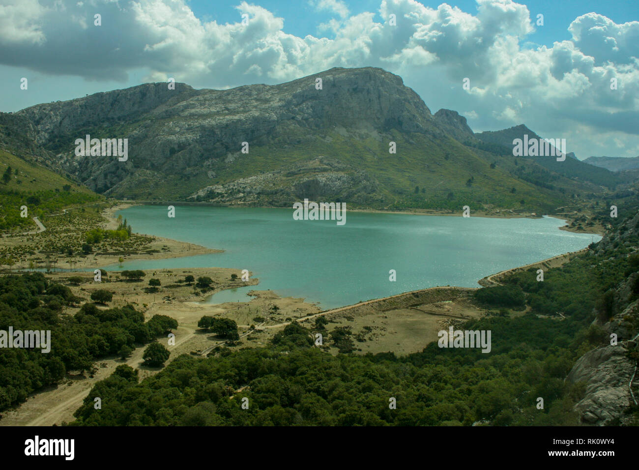 Embassament de Cúber reservoir, Majorca (Mallorca), Balearic Islands ...