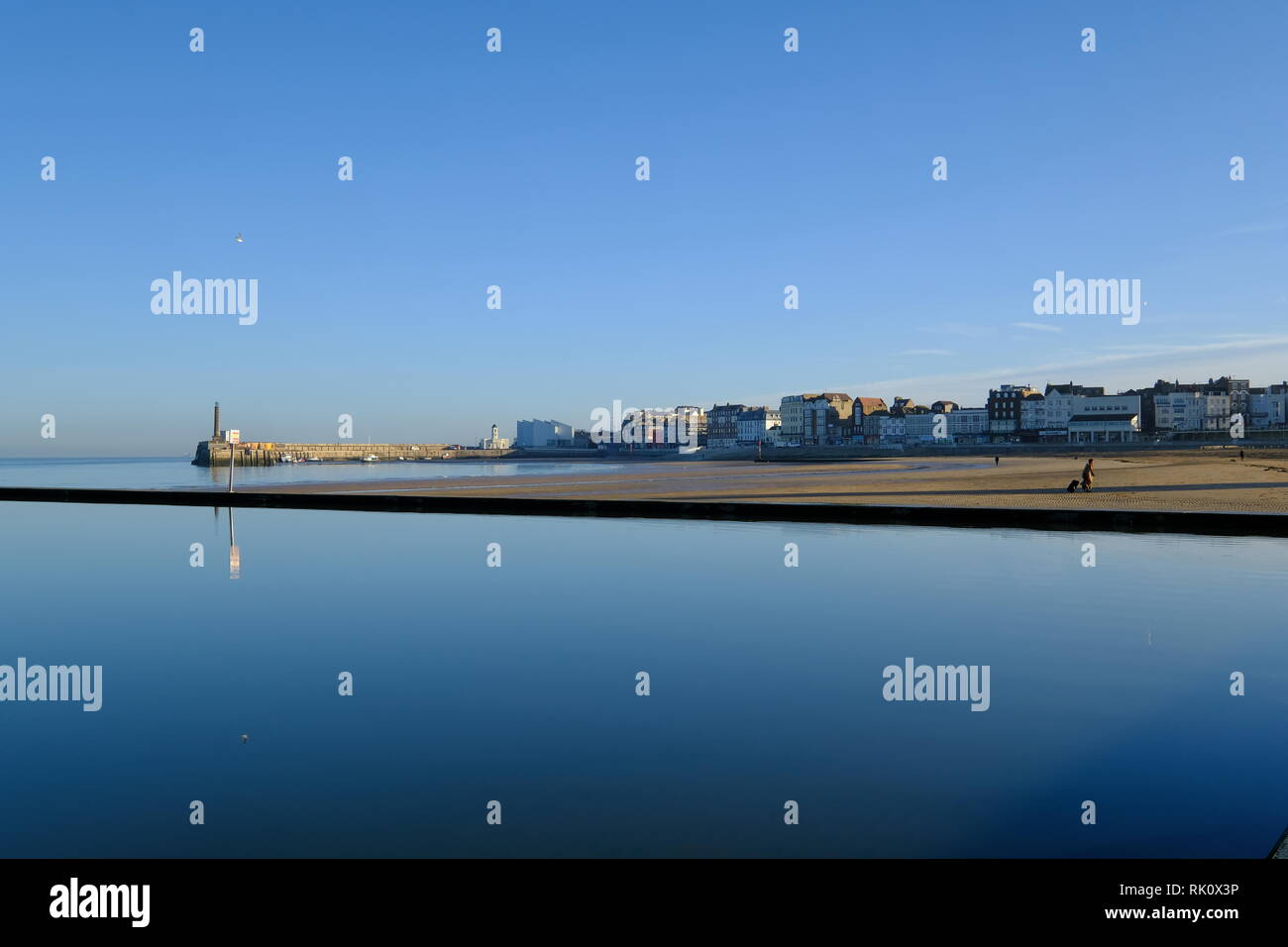 Walpole Bay Tidal Pool Margate Southeast Coast Kent England Seaside ...