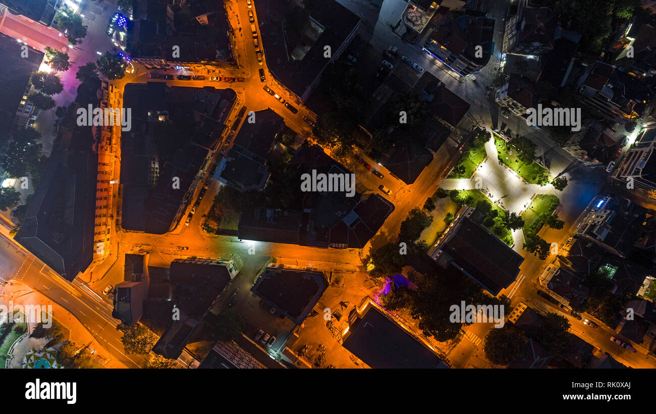 Beautiful interchange overpass city skyline hi-res stock photography ...