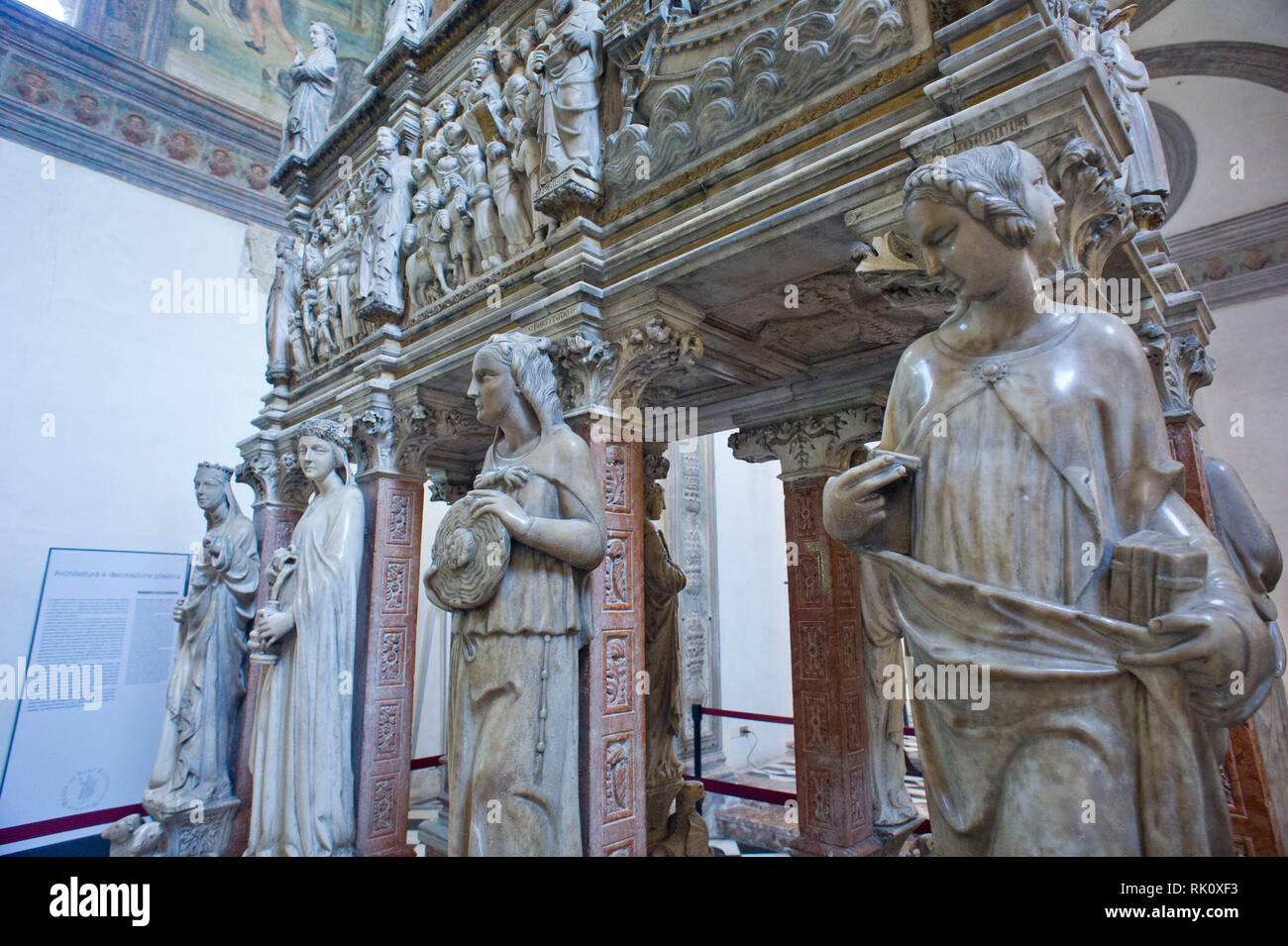 Italy. Lombardy, Milan. In the Basilica of Sant'Eustorgio there is the ...