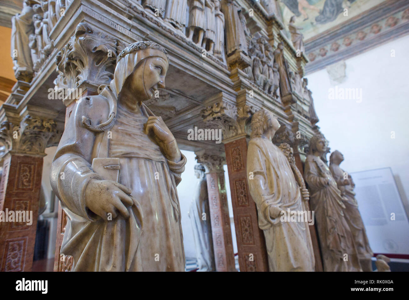 Italy. Lombardy, Milan. In the Basilica of Sant'Eustorgio there is the ...