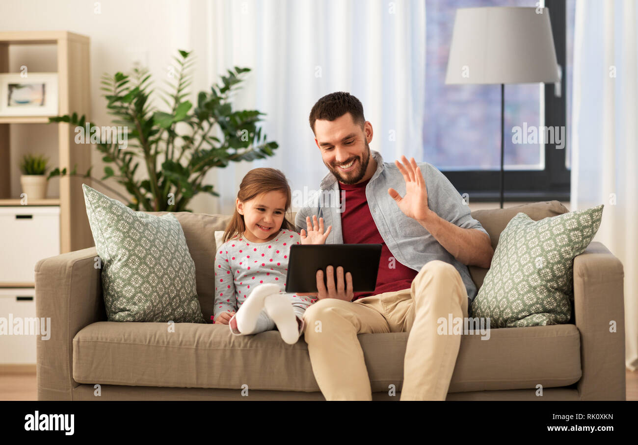 Video call dad hi-res stock photography and images - Alamy