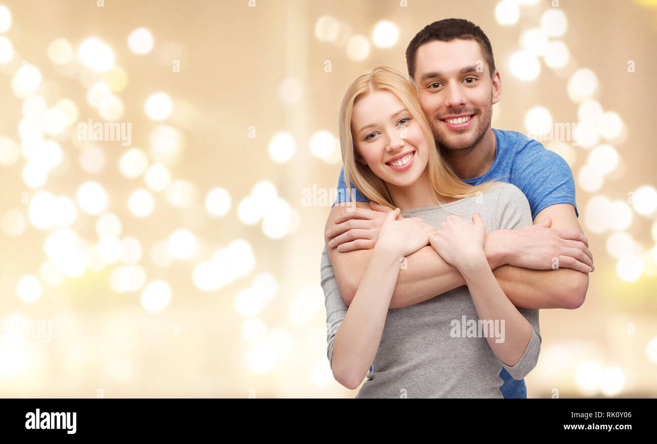 Lovely couple in hugging hi-res stock photography and images - Alamy