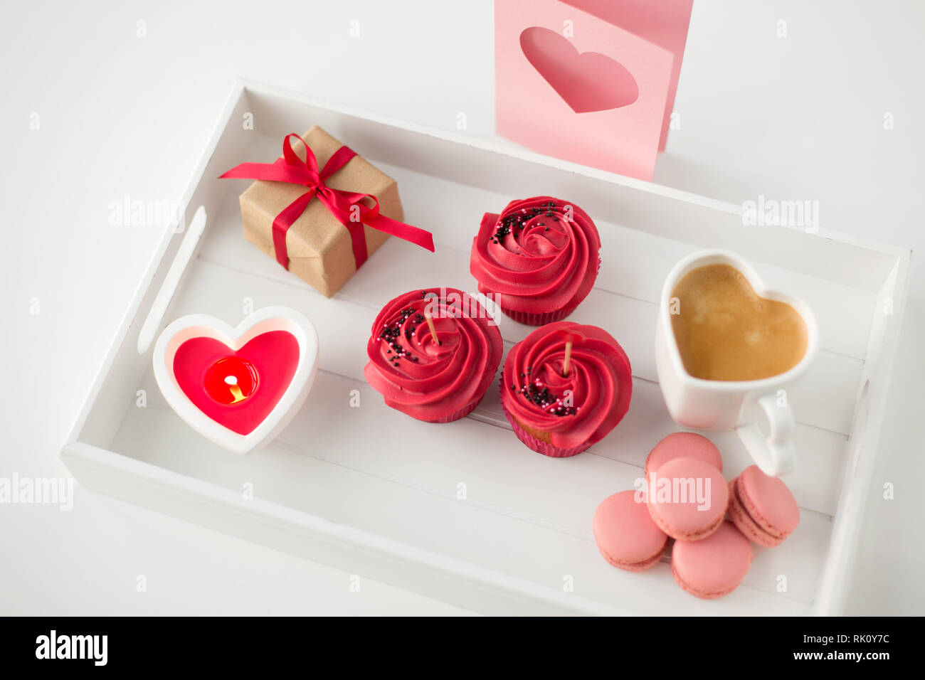 close up of red sweets for valentines day Stock Photo - Alamy