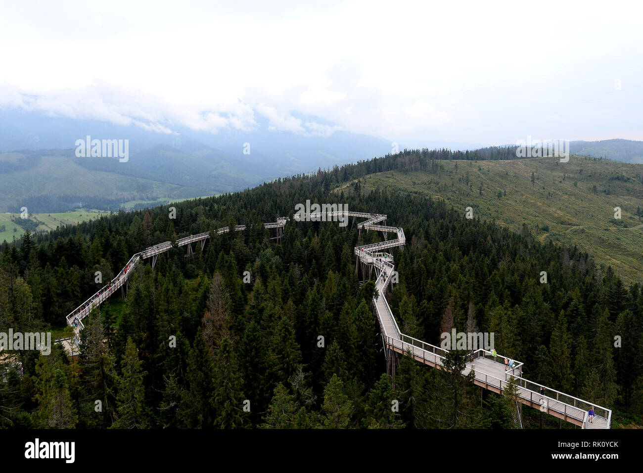 walk through the crowns of trees - Slovakia, Zdiar - Bachledka SKI ...